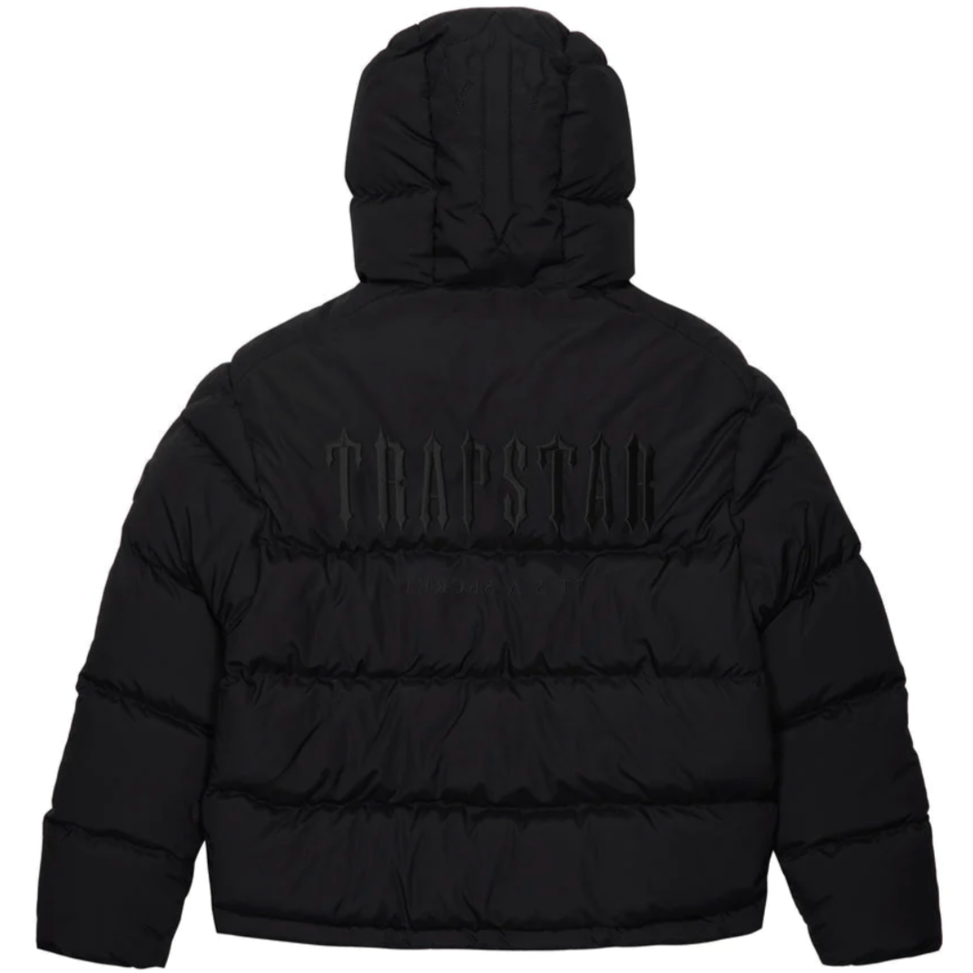 Trapstar Decoded Hooded Puffer Jacket 2.0 - Blackout Edition – What's ...